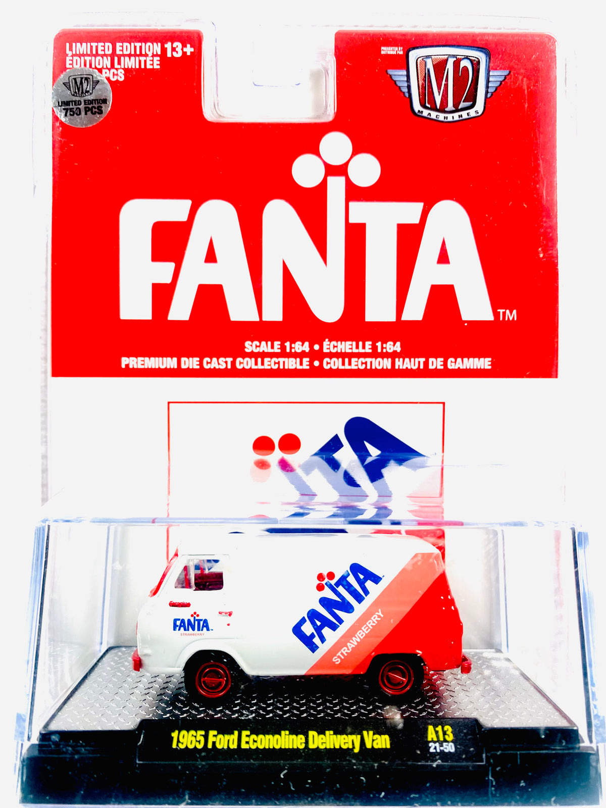 M2 Machine Fanta 1965 Ford Econoline Delivery Van Chase – Jcardiecast