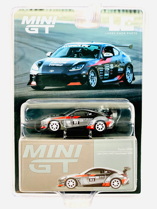 Mini GT Mijo Exclusive Toyota GR86 Larry Chen’s HKS Turbocharged GR86 ...