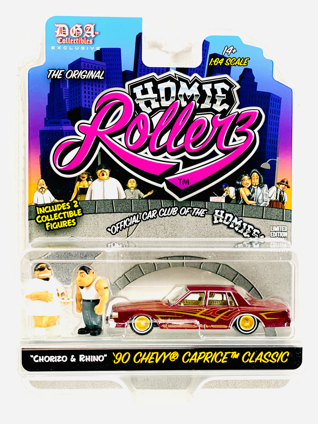 Greenlight x DGA Homie Rollers 2025 Series 1 1990 Chevrolet Caprice Cl ...