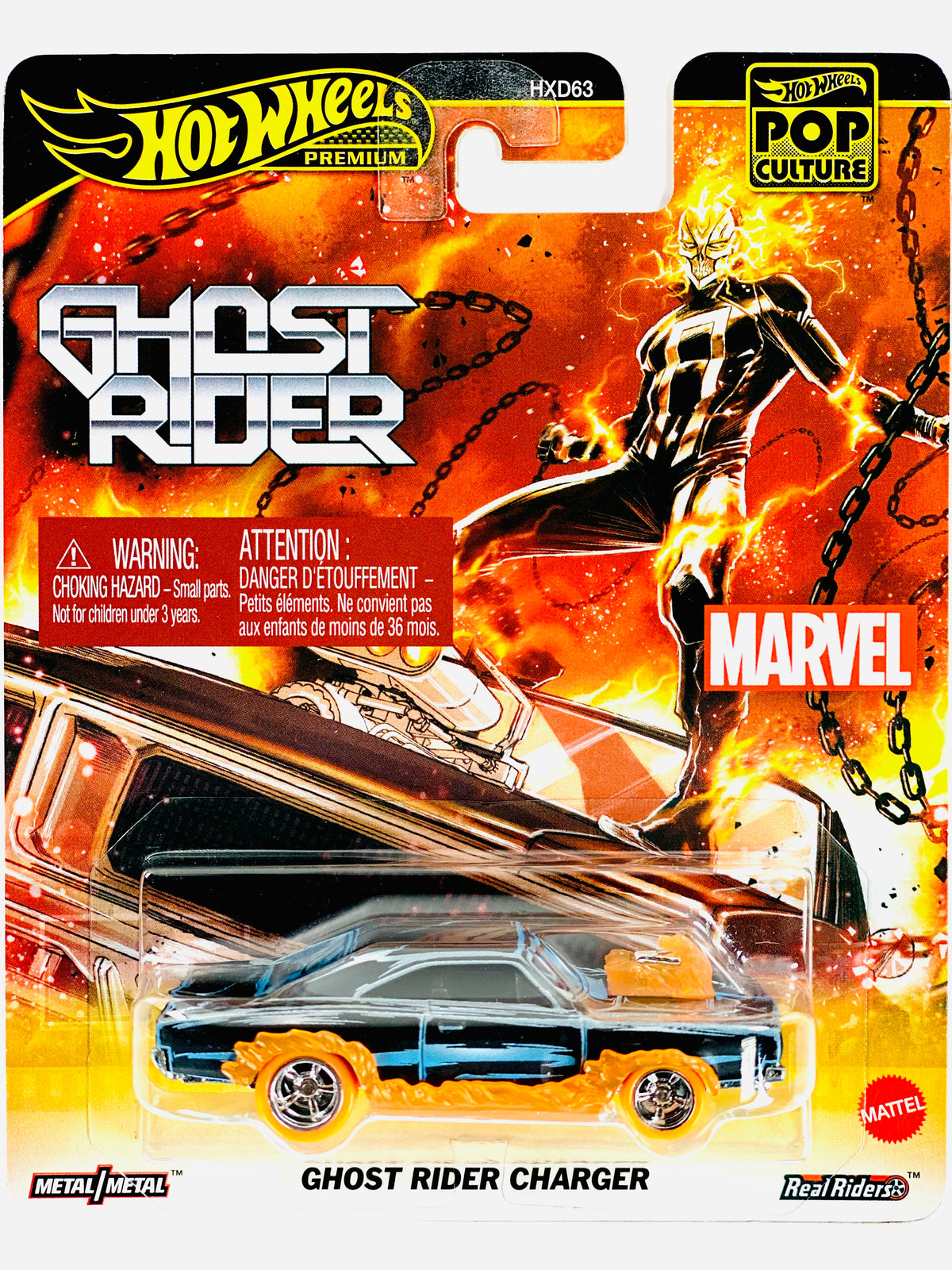 Hot Wheels 2025 Pop Culture Case H Ghost Rider Charger - Damaged Card ...
