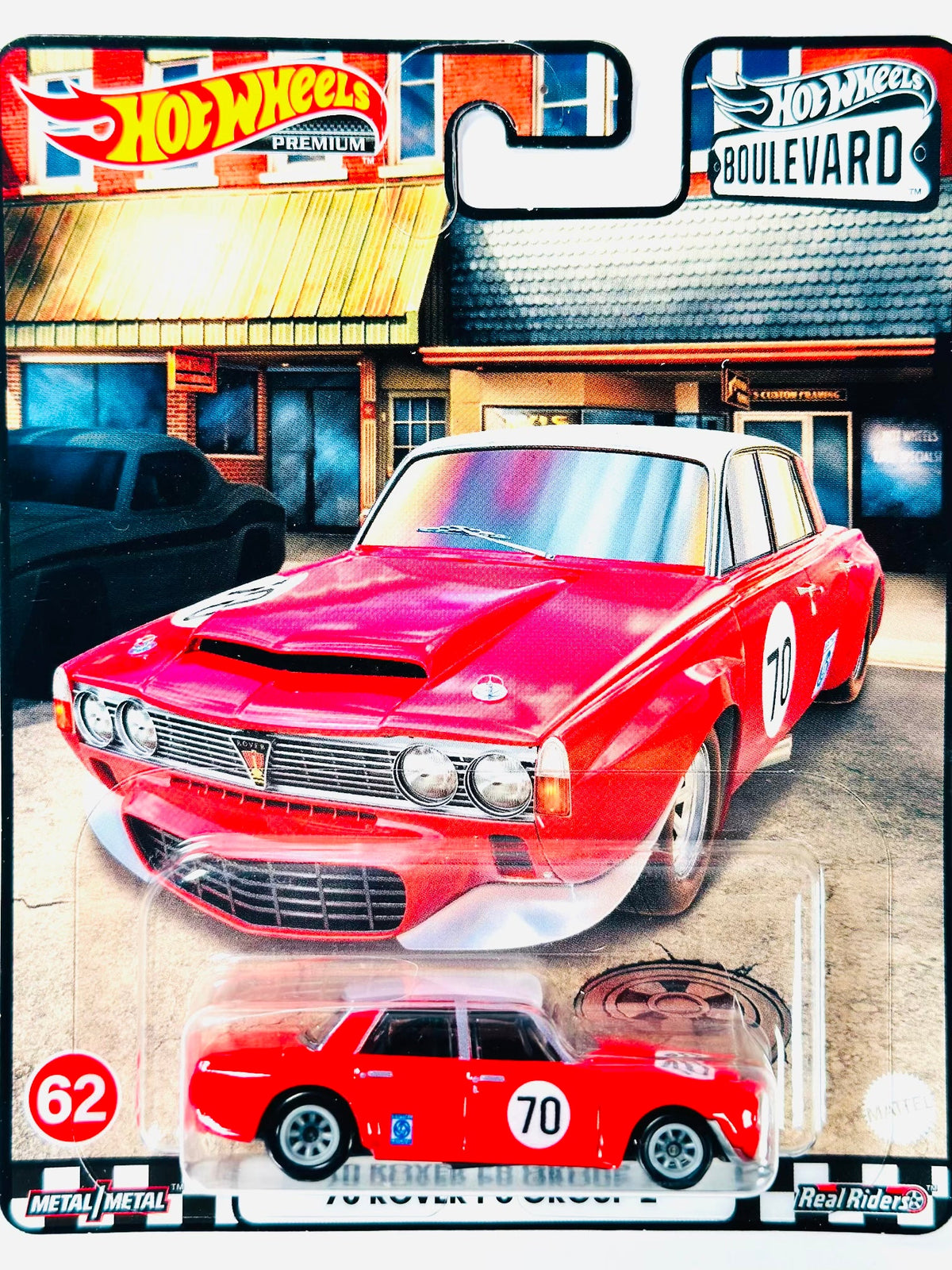 Hot Wheels 2022 Boulevard '70 Rover P6 Group 2 #62 – Jcardiecast