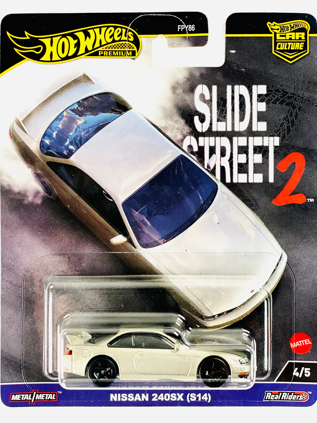 Hot Wheels 2023 Slide Street 2 Case H Nissan 240SX (S14) – Jcardiecast