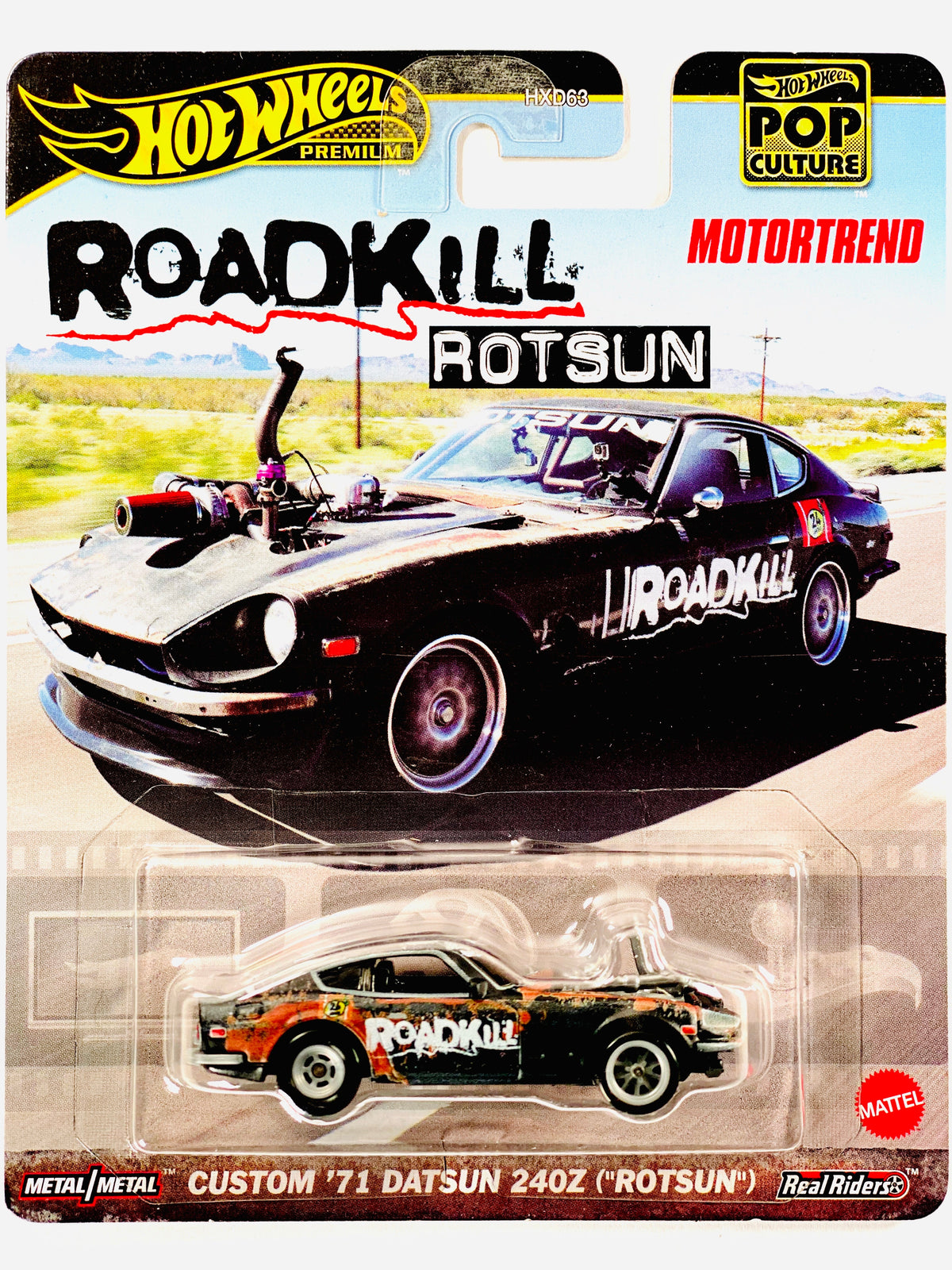 Hot Wheels 2024 Pop Culture Custom '71 Datsun 240Z Rotsun - Damaged Ca ...