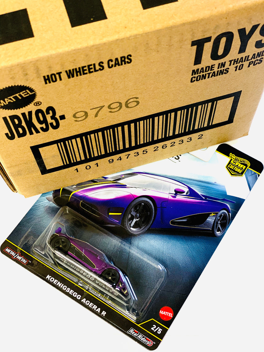 Hot Wheels 2025 Car Culture Koenigsegg Agera R Factory Sealed Solid Pa ...