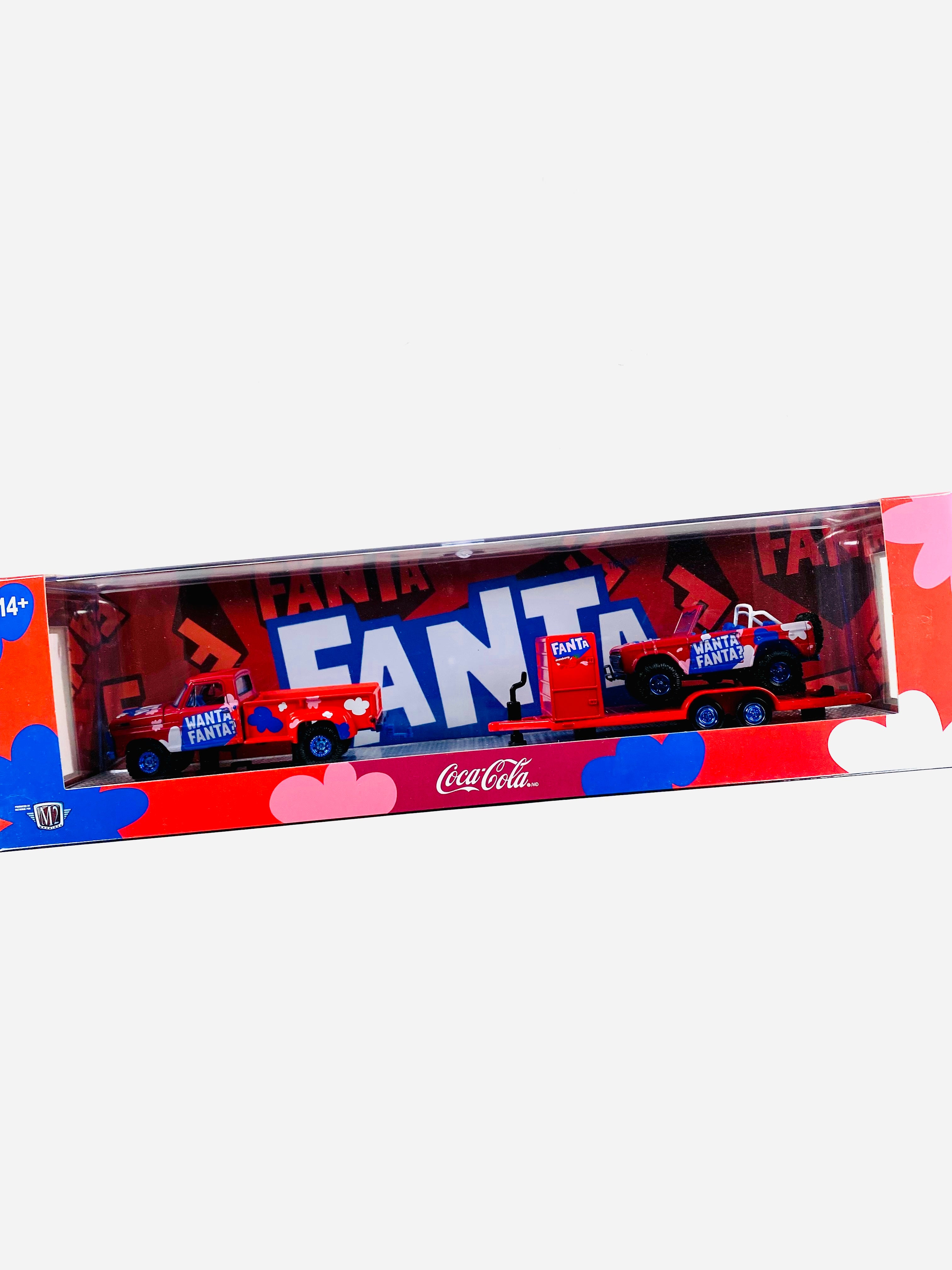 M2 Machines Auto Haulers Fanta 1970 Ford F-100 Custom 4x4 & 1966 Ford ...