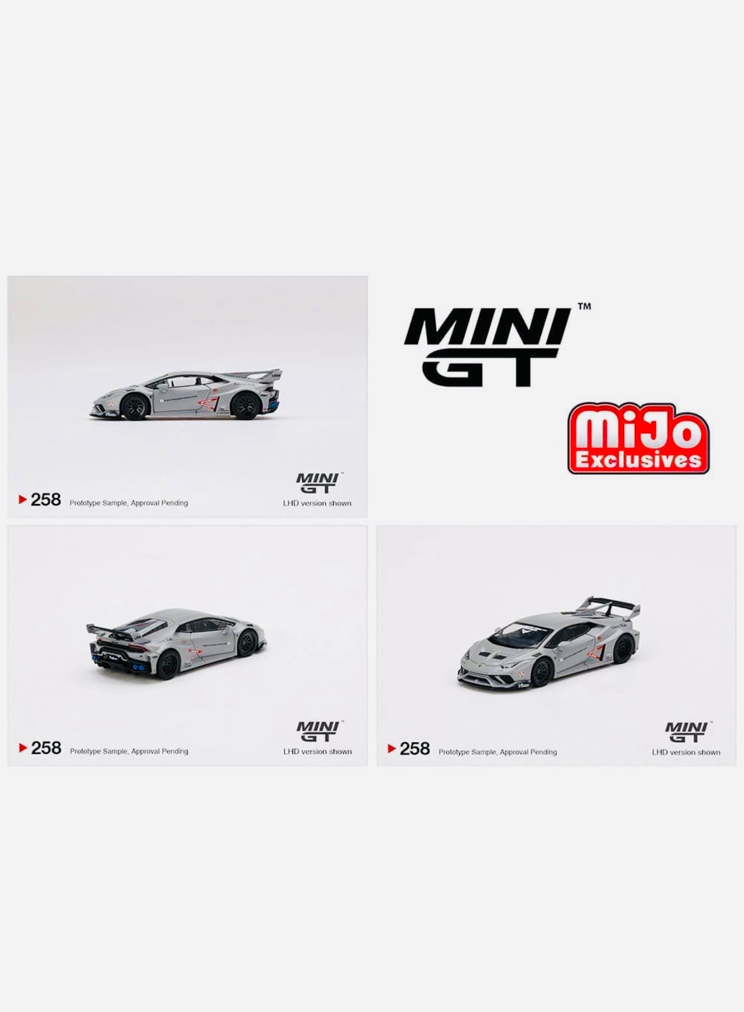 Mini GT Mijo Exclusive LB WORKS Lamborghini Huracan Fighter Works #258 ...