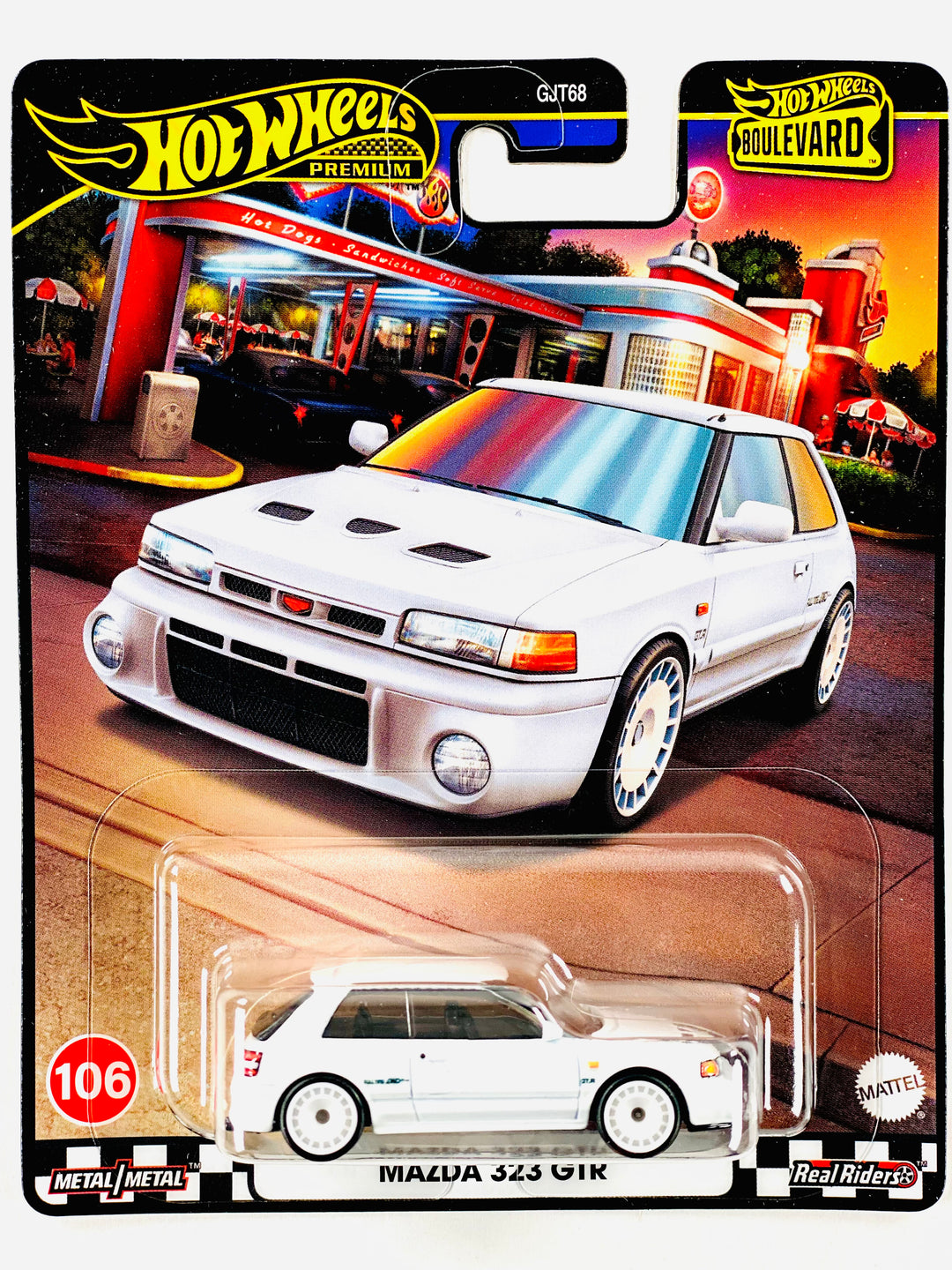 Hot Wheels 2024 Boulevard Mazda 323 GTR #106 – Jcardiecast