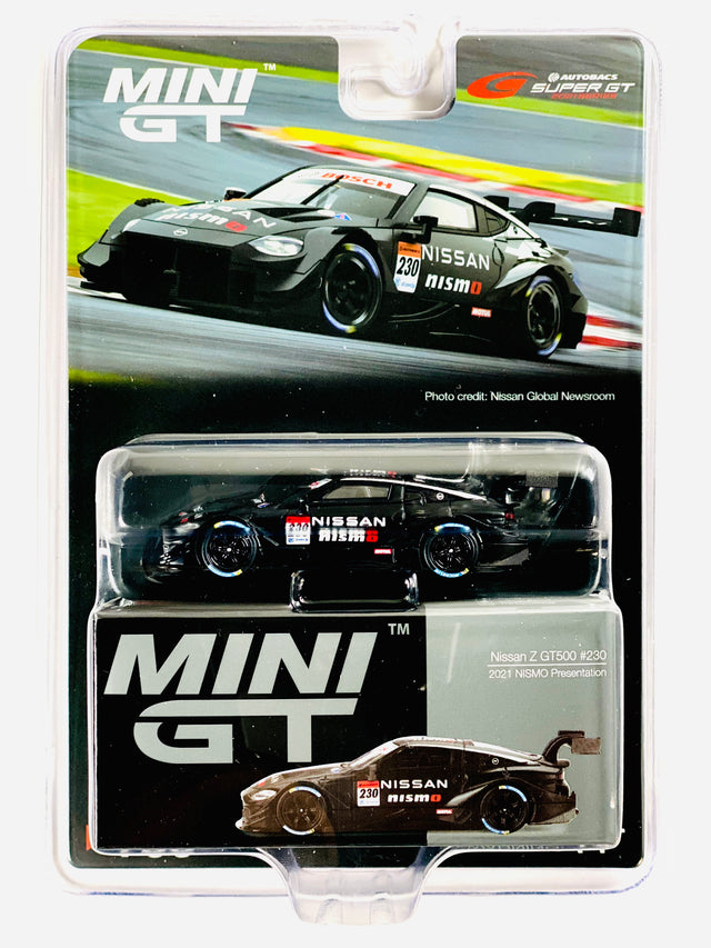 Mini GT Nissan Z GT500 #230 2021 NISMO Presentation #755 – Jcardiecast