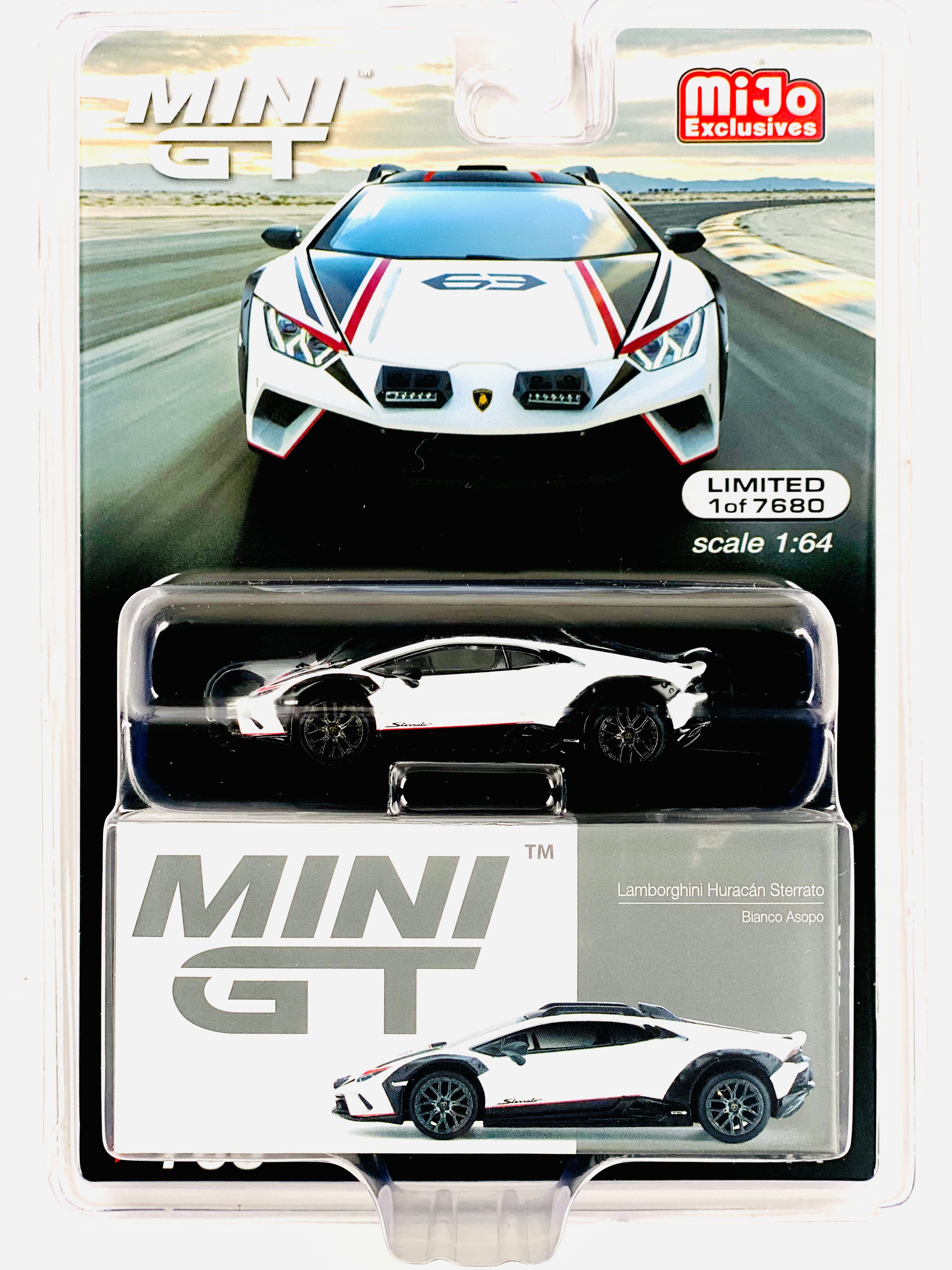 Mini GT Mijo Exclusive Lamborghini Huracán Sterrato Bianco Asopo #763 ...