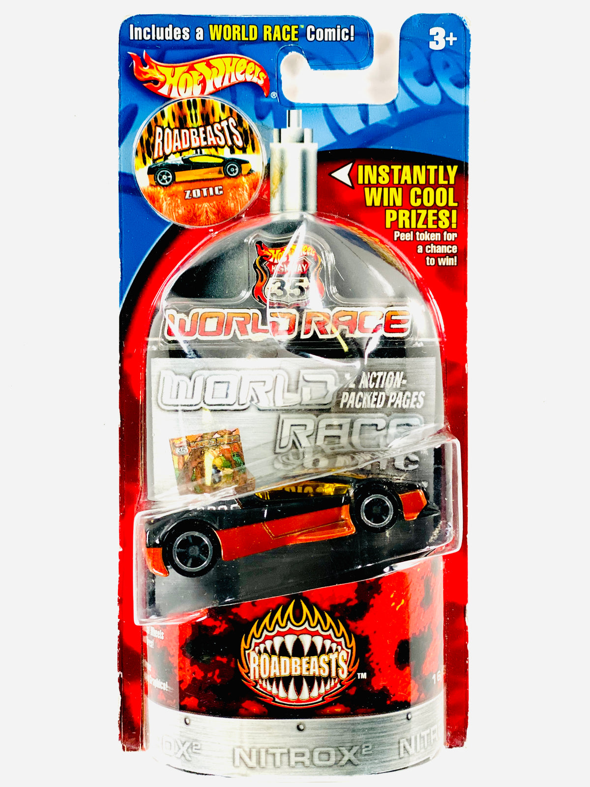 Hot Wheels 2002 Zotic World Race Roadbeasts Highway 35 Car W/ Comic (1 ...
