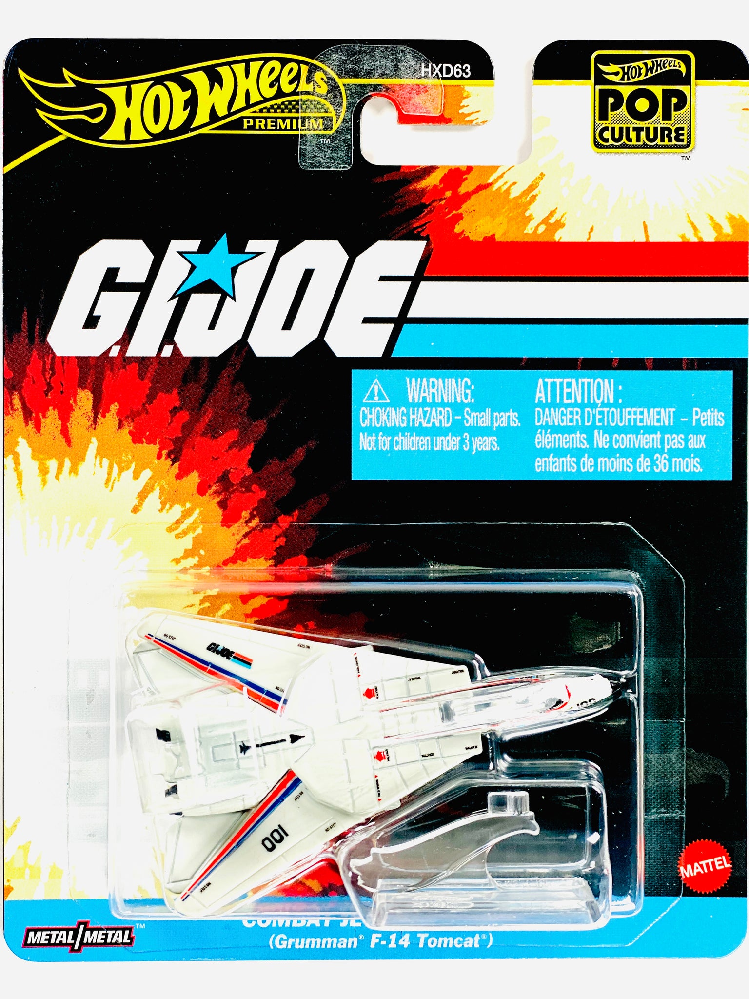 Hot Wheels 2025 Pop Culture Case K G.I.Joe Combat Jet Skystriker (Grum ...