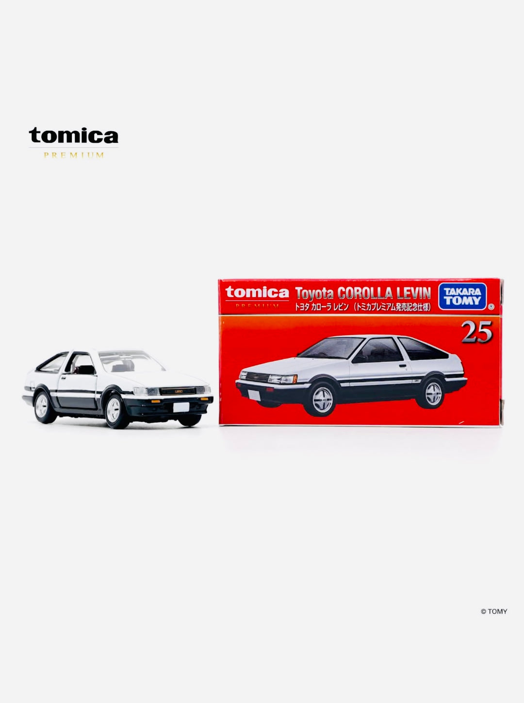 Tomica Factory Sealed Toyota Corolla Levin White #25 – Jcardiecast
