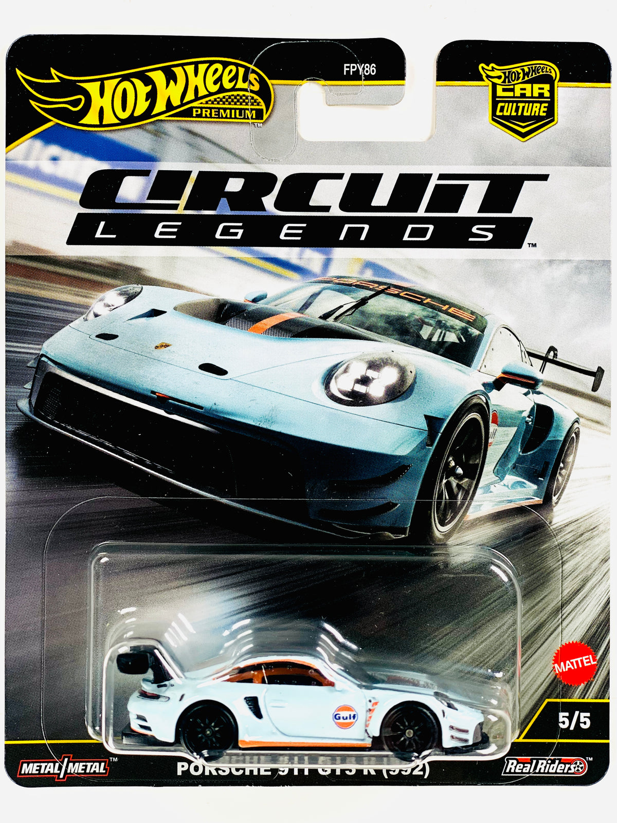 Hot Wheels 2025 Car Culture Circuit Legends Gulf Porsche 911 GT3 R (99 ...