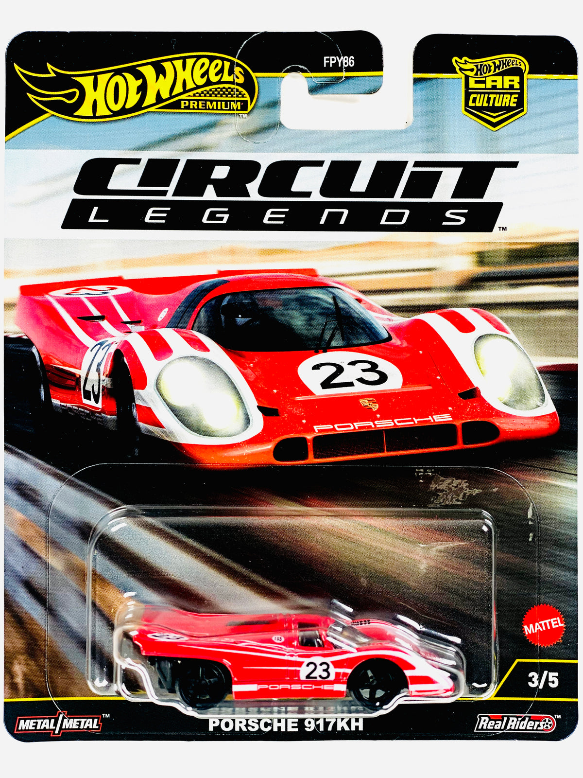 Hot Wheels 2025 Car Culture Circuit Legends Porsche 917KH – Jcardiecast