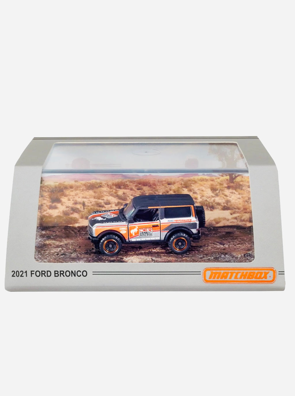 Matchbox 2024 Mattel Creations 2O21 Ford Bronco - Damaged Open Box – Jcardiecast