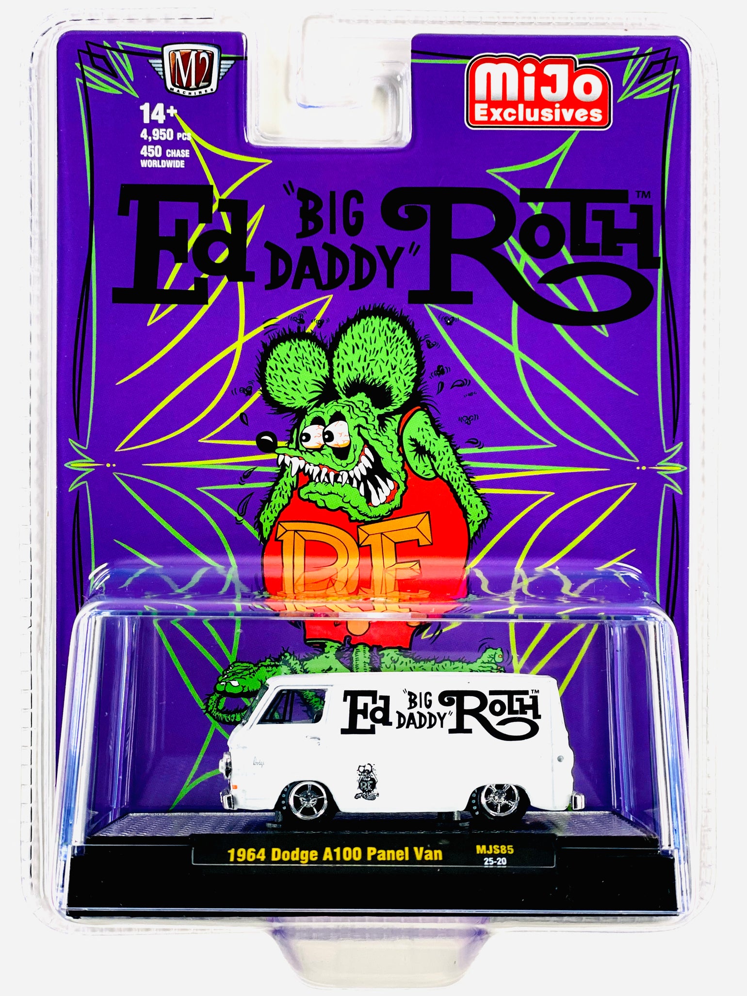 M2 Machines Mijo Exclusive Rat Fink Ed Roth Collaboration 1964 Dodge A ...