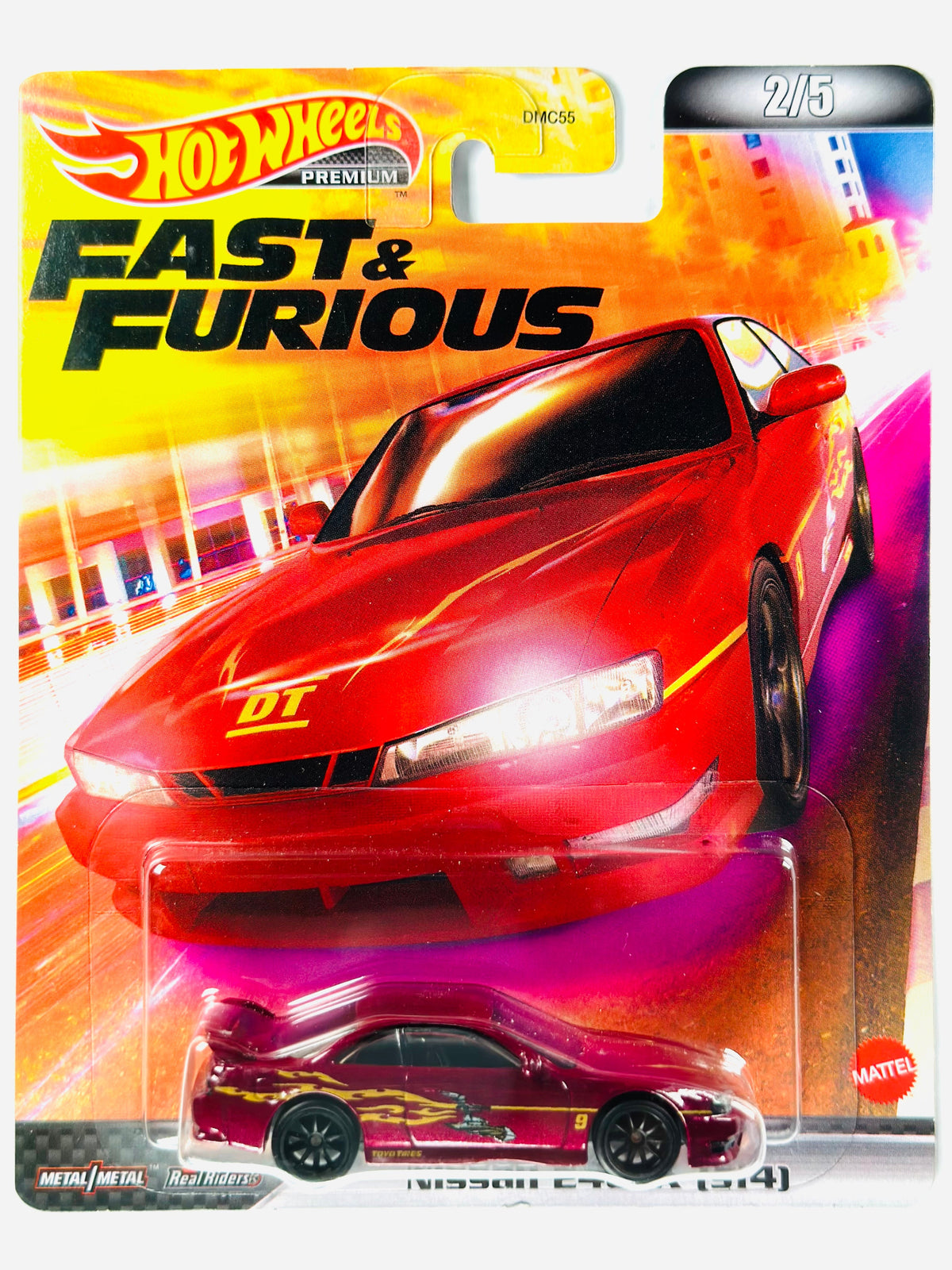 Hot Wheels 2022 Retro Entertainment Case L Fast & Furious Nissan 240SX ...