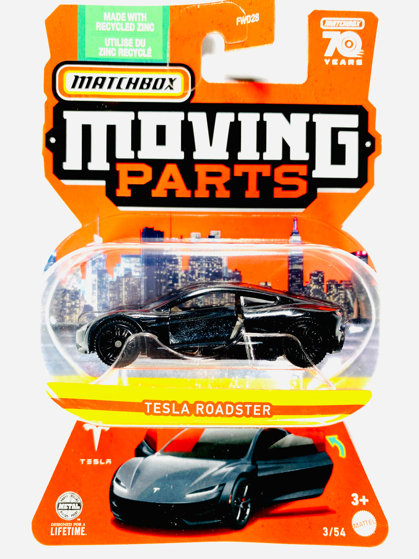 Matchbox 2023 Moving Parts Case A Tesla Roadster – Jcardiecast